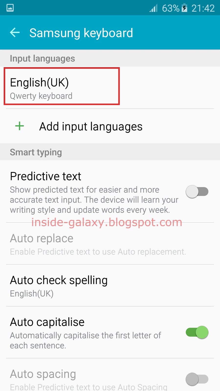 Inside Galaxy: Samsung Galaxy S6 Edge: How to Enable 3x4 Keyboard in ...