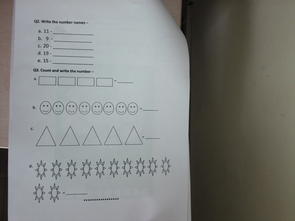 Grade -1 Podar International School, Gandhinagar : class 1 holiday ...