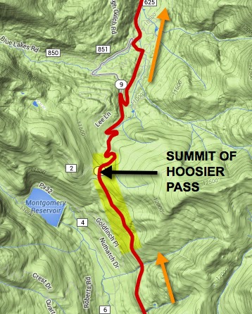 On the path of the 2014 USA Pro Challenge - Breckenridge - Pedal Dancer®