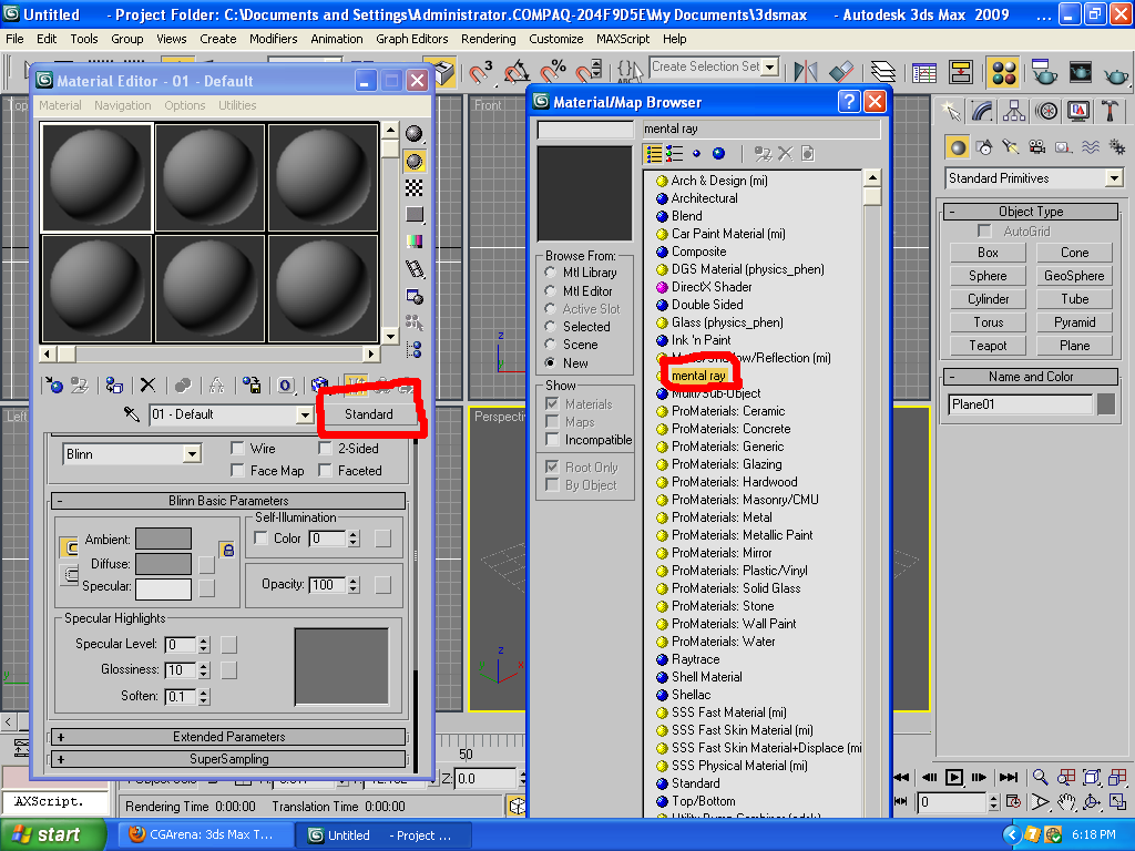 3DS Max How to Create Glowing Materials ~ Free tutorials