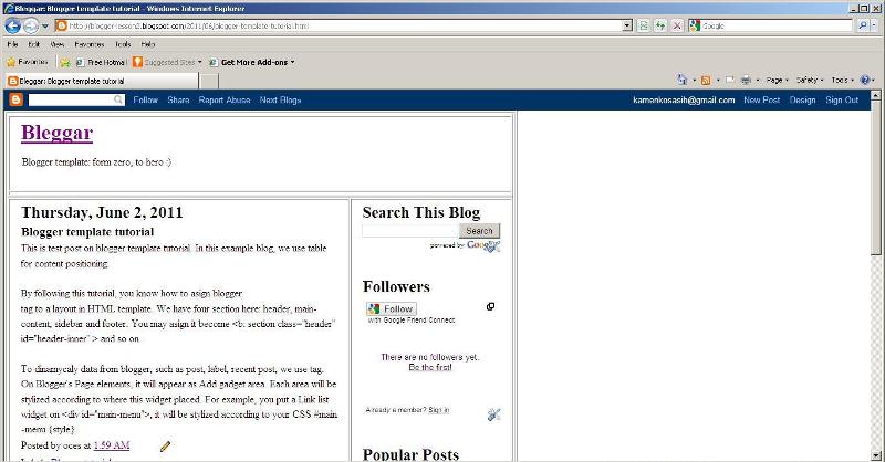 acibut: How To: Create Blogger Template From Scratch - Computer ...