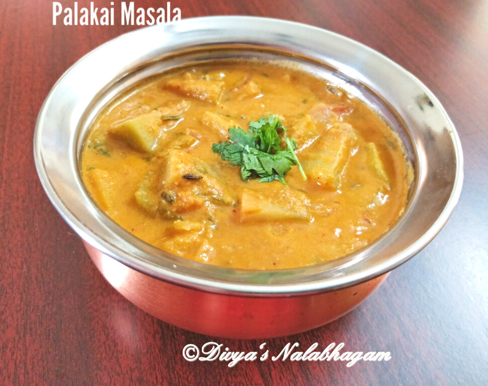 Pala Kai Masala | Raw Jack Fruit Gravy - Divya's Nalabhagam