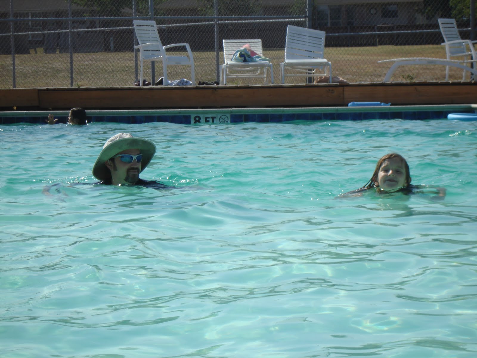 Our Family: First Pool Trip!