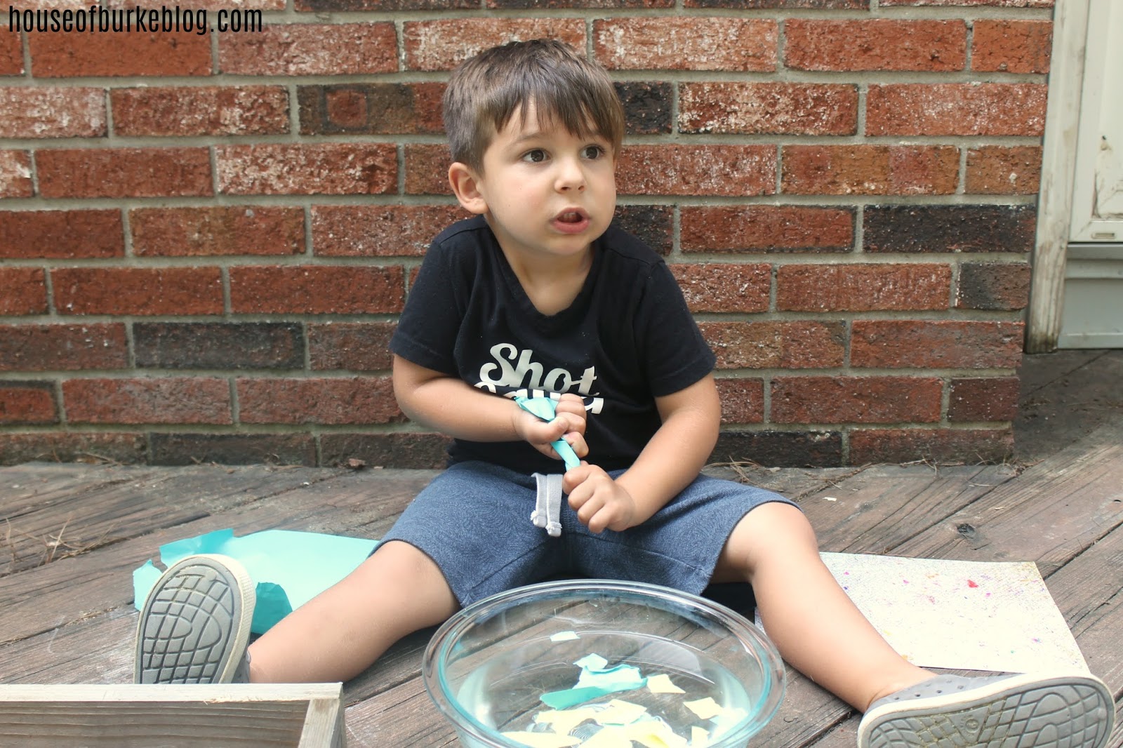 House of Burke: Recycled Paper Activity for Preschoolers