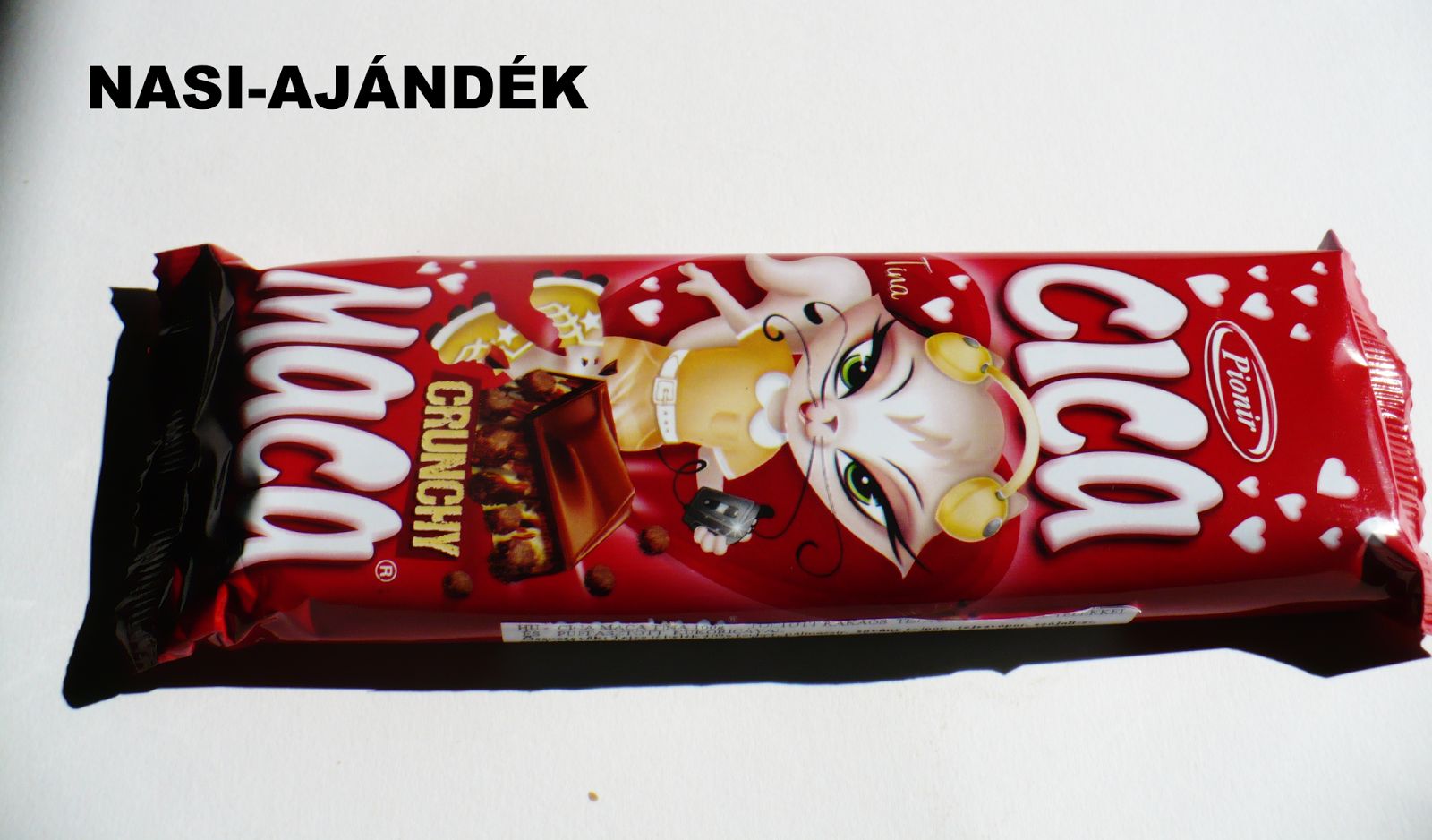 PIONIR- CICA MACA CRUNCHY: GABONAGOLYÓS TEJCSOKI