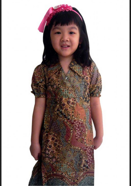 Model Baju Batik Anak Perempuan Modern