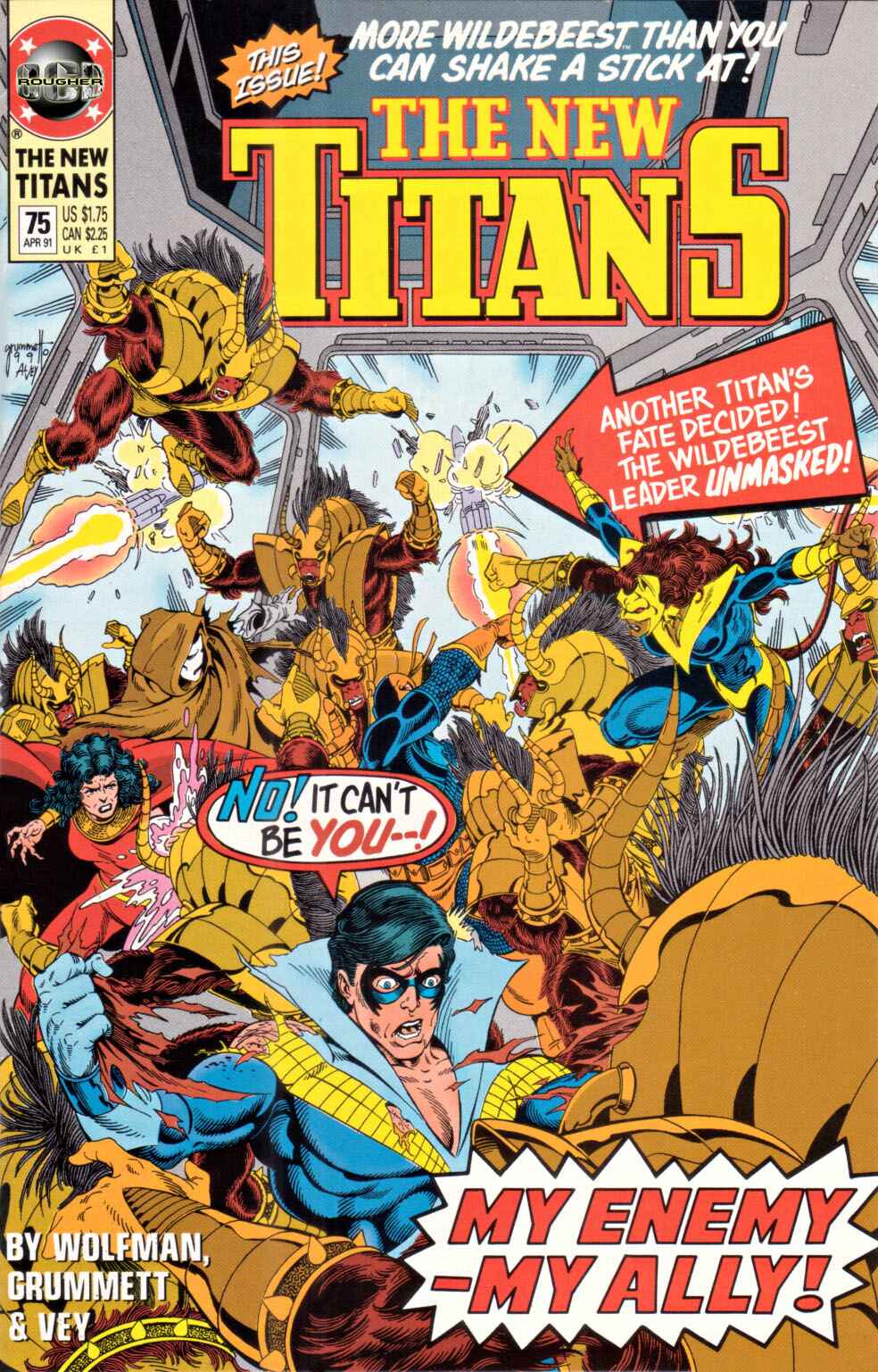 Read online The New Titans (1988) comic - Issue #75