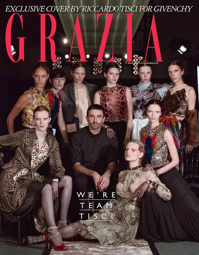 The Chic C: Givenchy Cover for Grazia UK