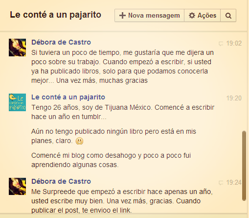 Denise Márquez ~ Poesia em Espanhol - Tudo O Que as Garotas Amam!