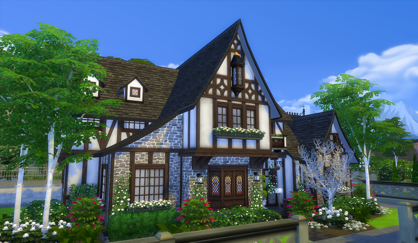 Simsational Designs: The Burrow - A Tudor House for Windenburg