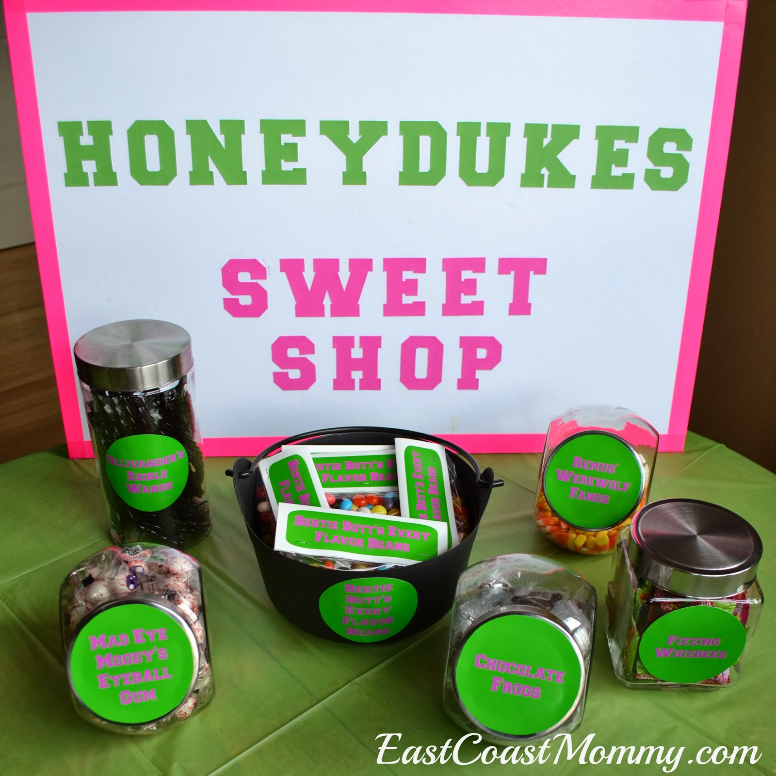East Coast Mommy: DIY Honeydukes Sweet Shop