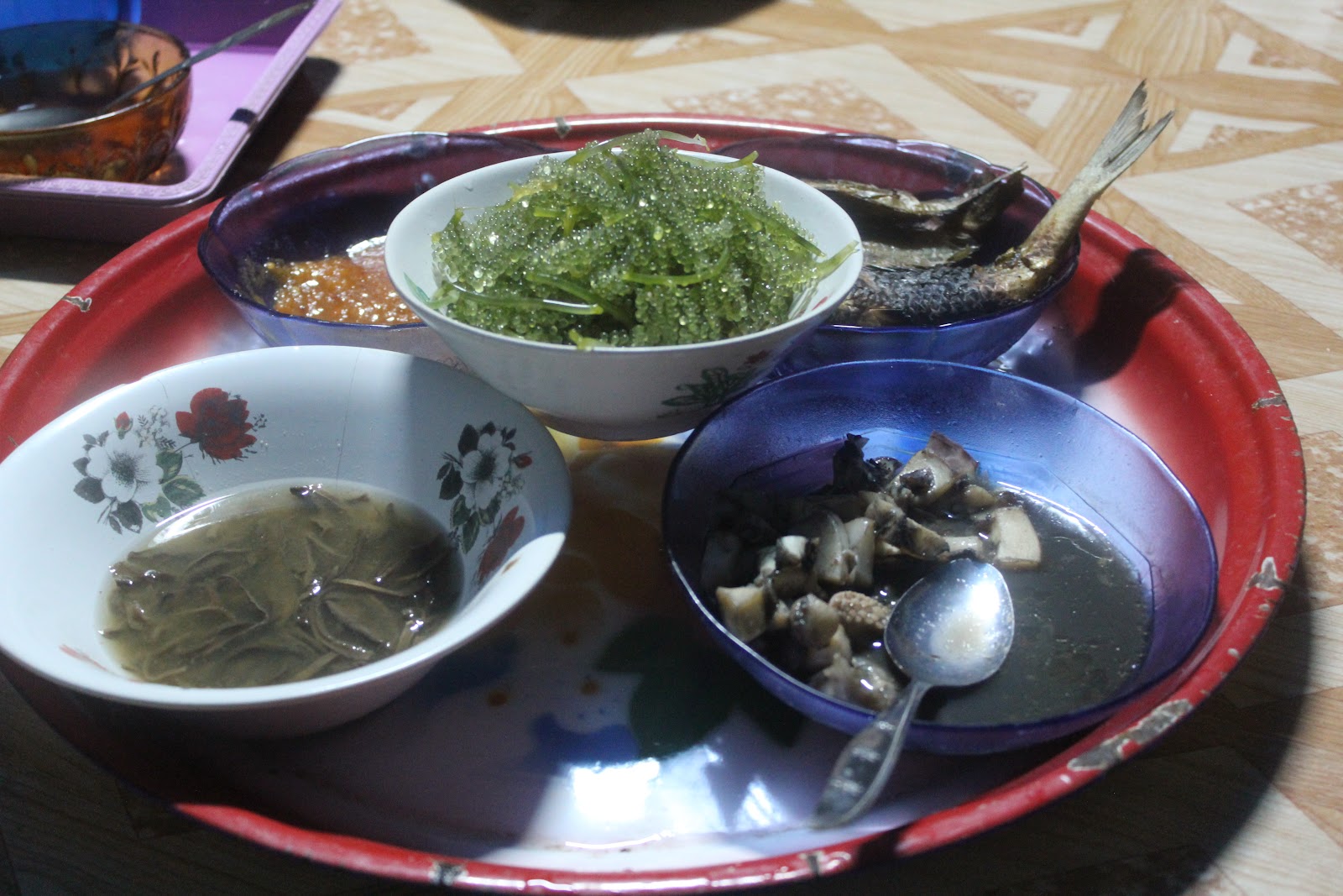 Makan malam spesial Lawi-lawi (Caulerpa sp) bersama Pallu’ Ce’la memang ...