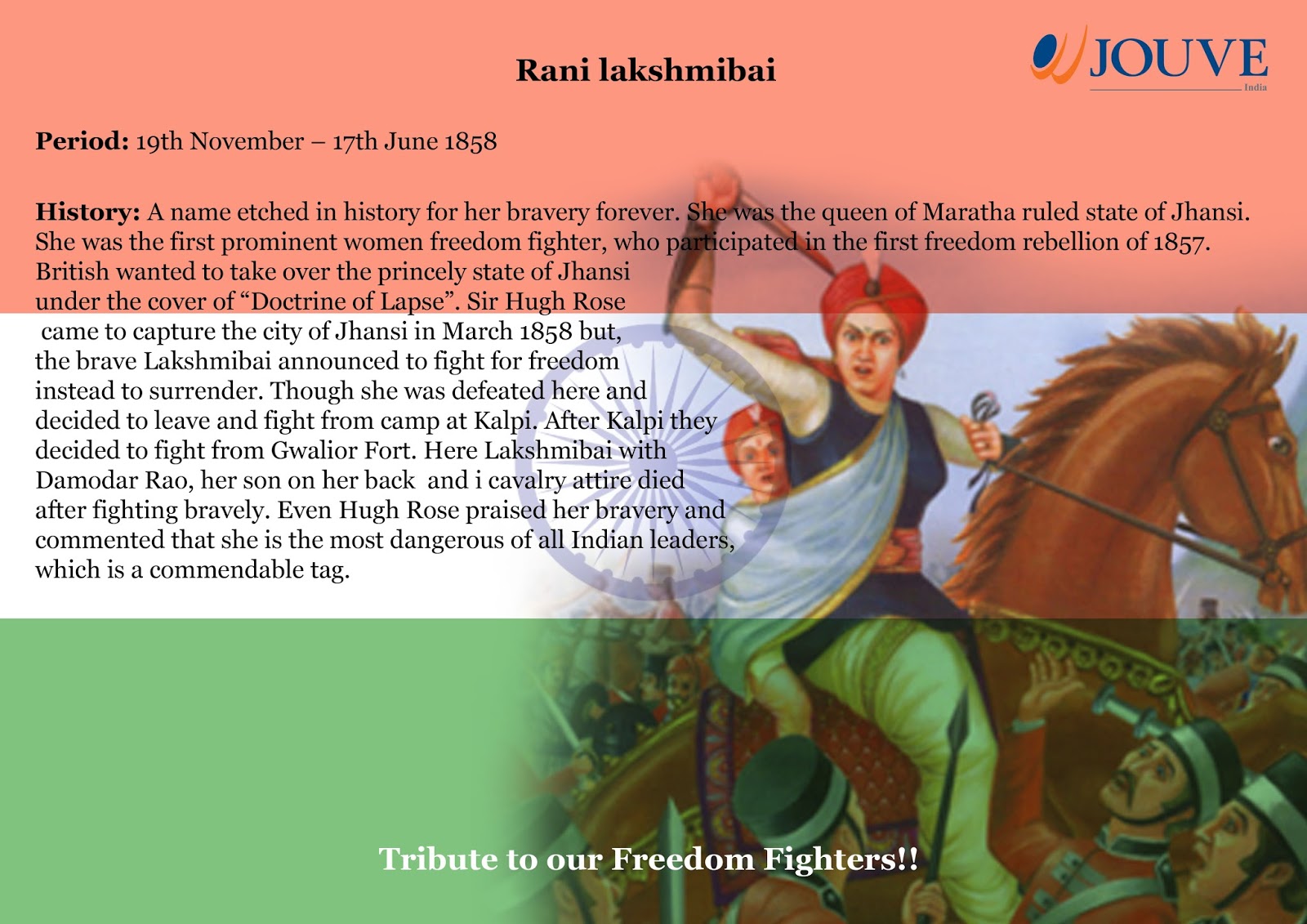 Bharathamindia123: Rani of Jhansi