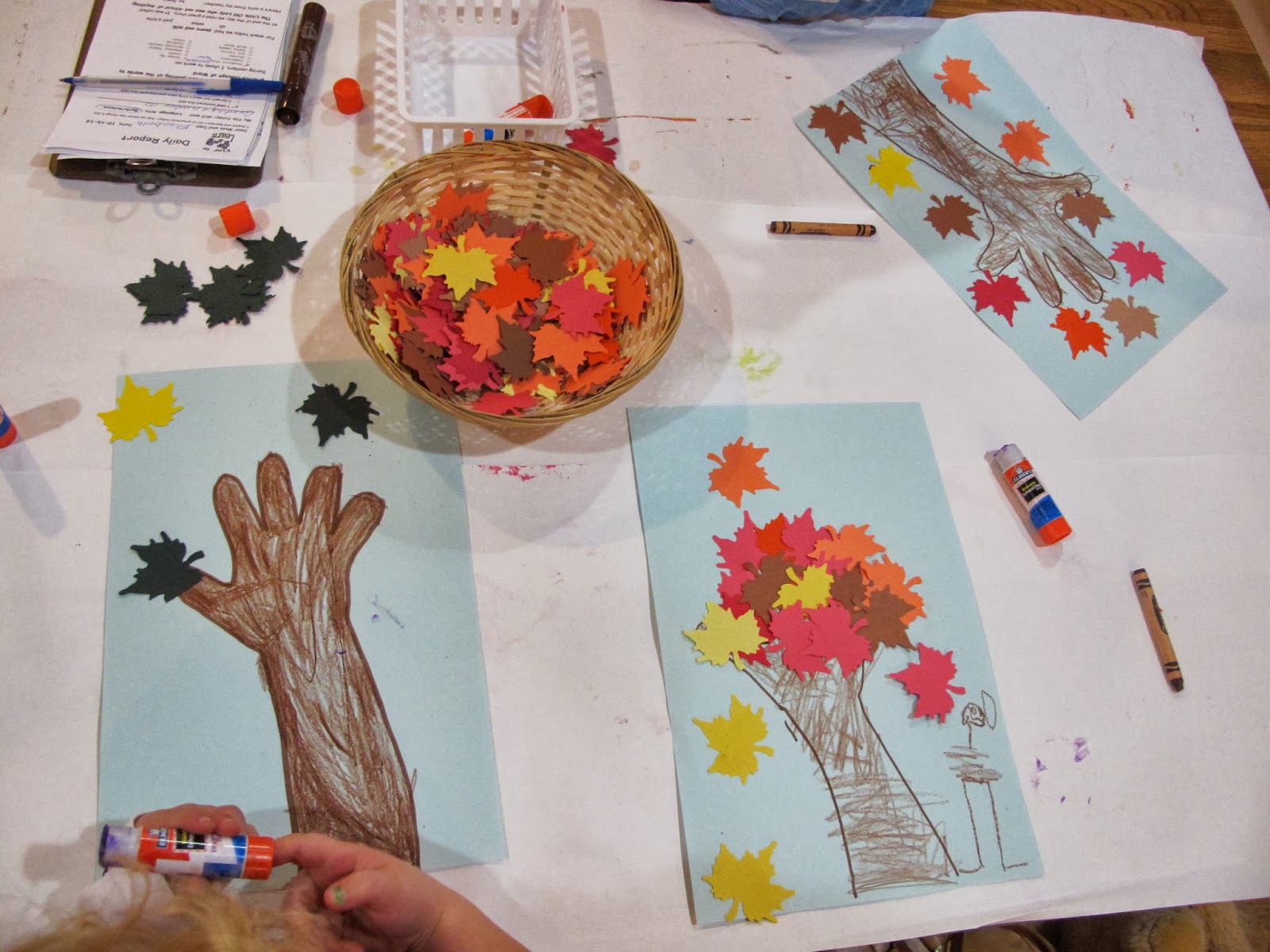 Process Art for Autumn - Play to Learn