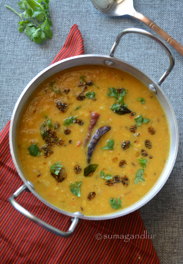 Veggie Platter: Mixed Dal Fry