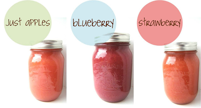 Applesauce fruit blends