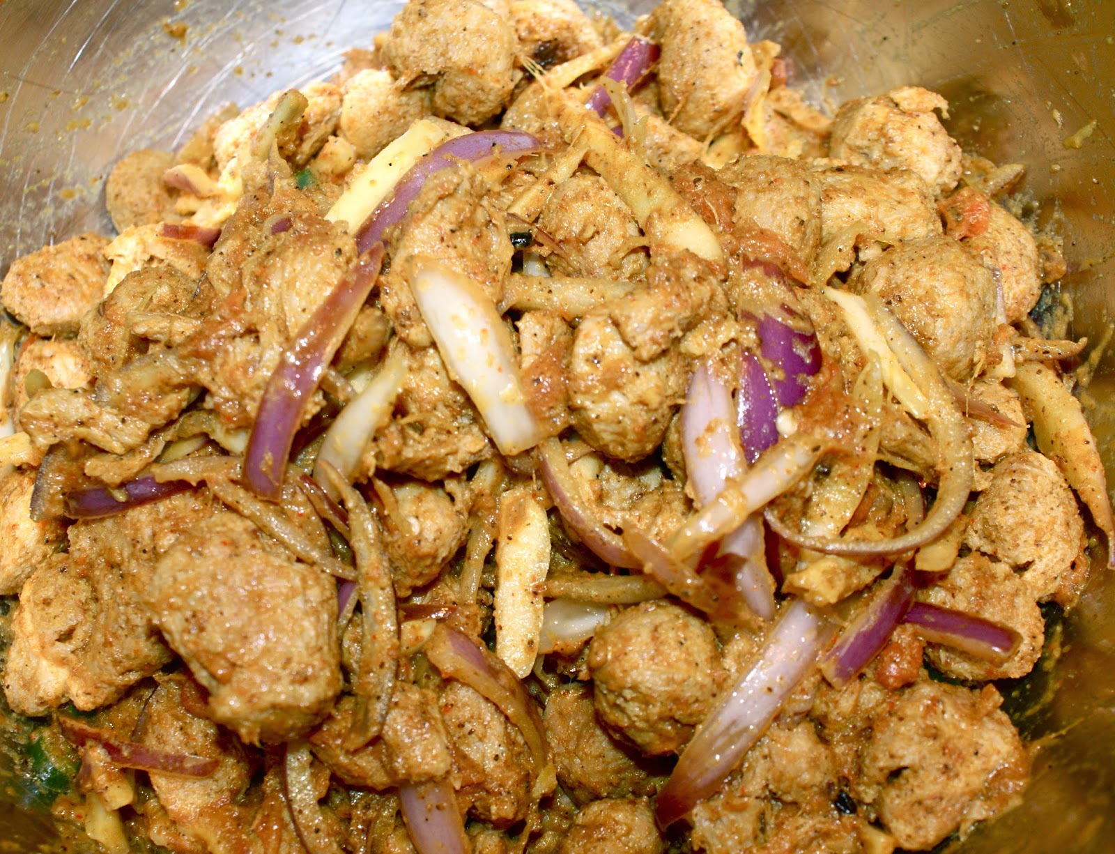 Nepali Tummy!!: Soy Chunks Choila Recipe!!