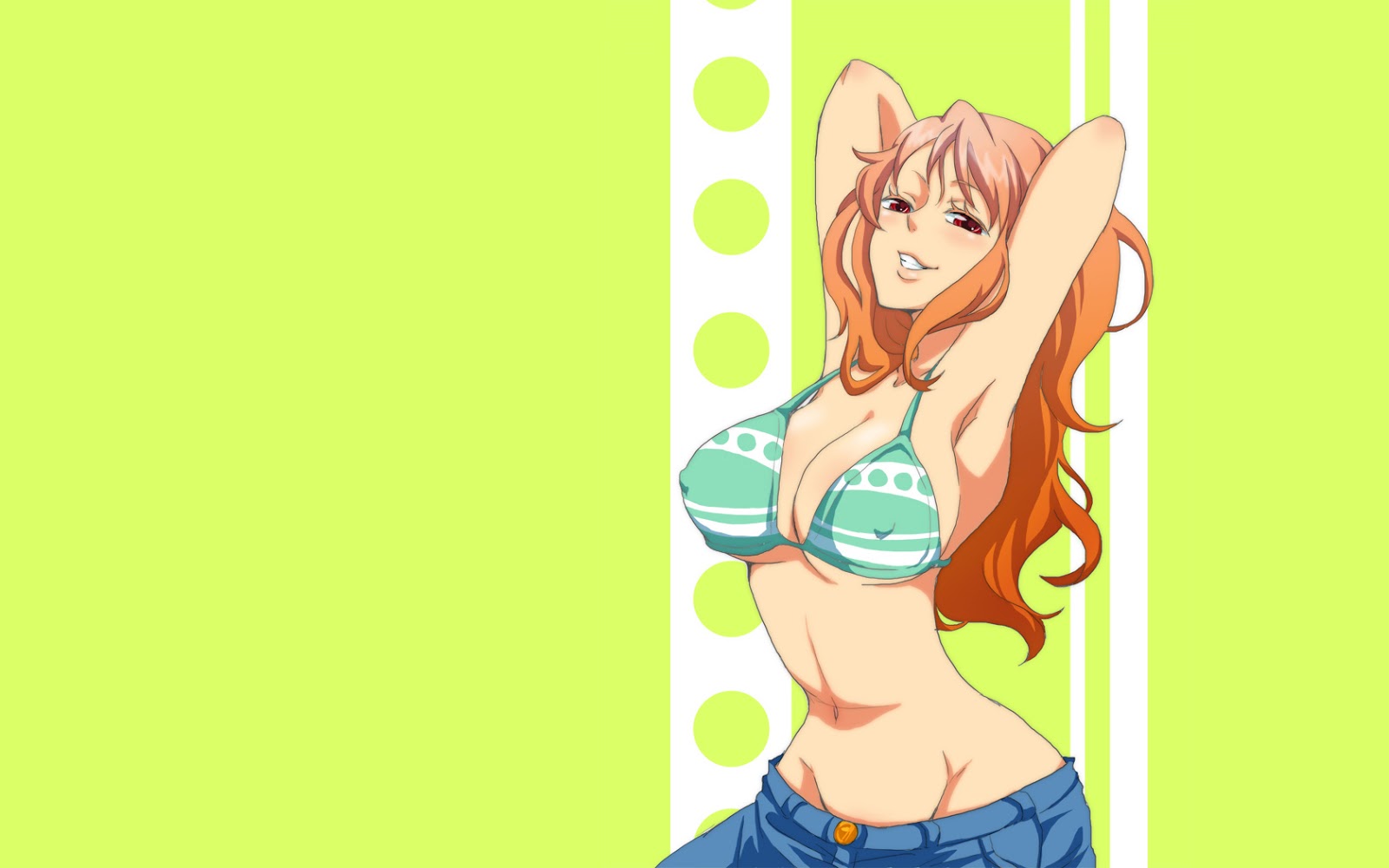 hd wallpaper: Nami Sexy Female One Piece 0108
