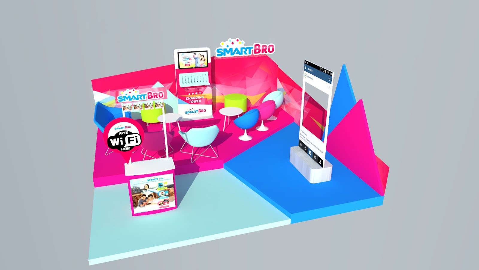 My Portfolio: Mall Activation Booth Setup