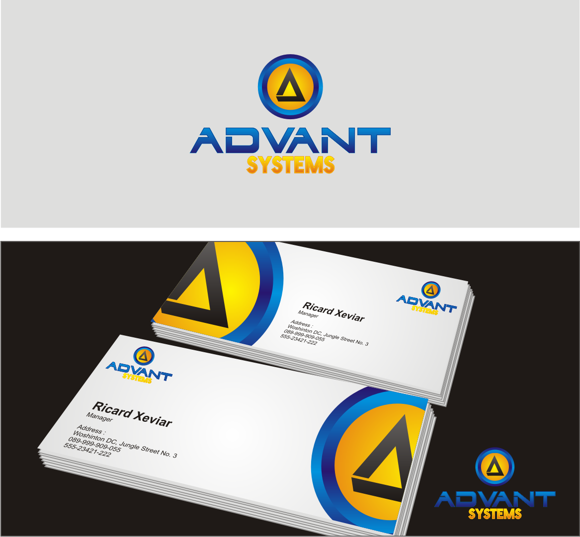Advance System Logo Design ~ CendanaArt