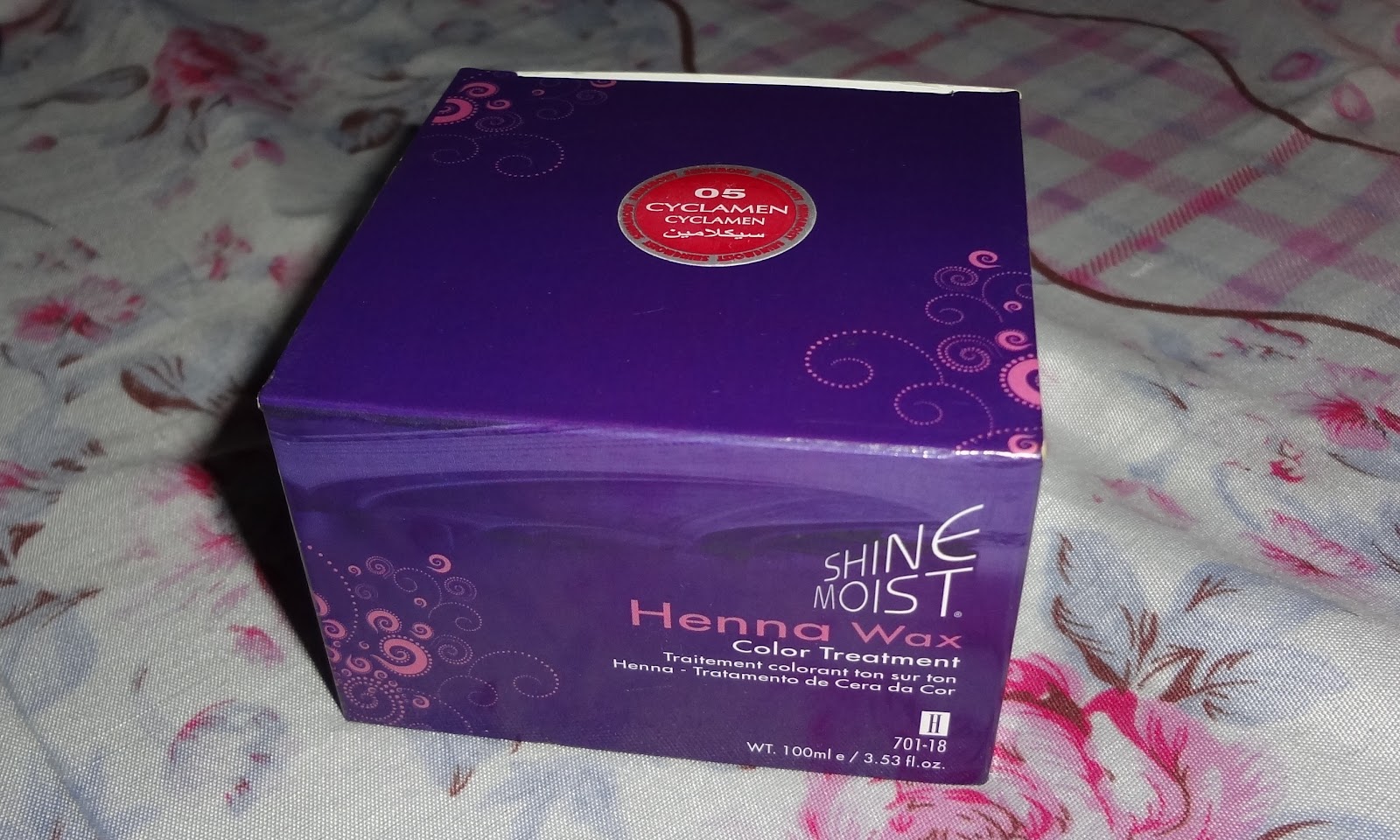 Pink Unnie: Shine Moist Henna Wax in Cyclamen