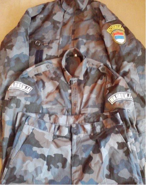 Military Camouflage: Serbian Blue M93 camouflage - 1 set avaliable