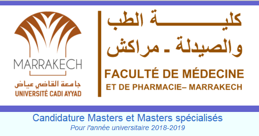 Faculté Médecine FMP Marrakech Concours Masters spécialisés 2018 -2019