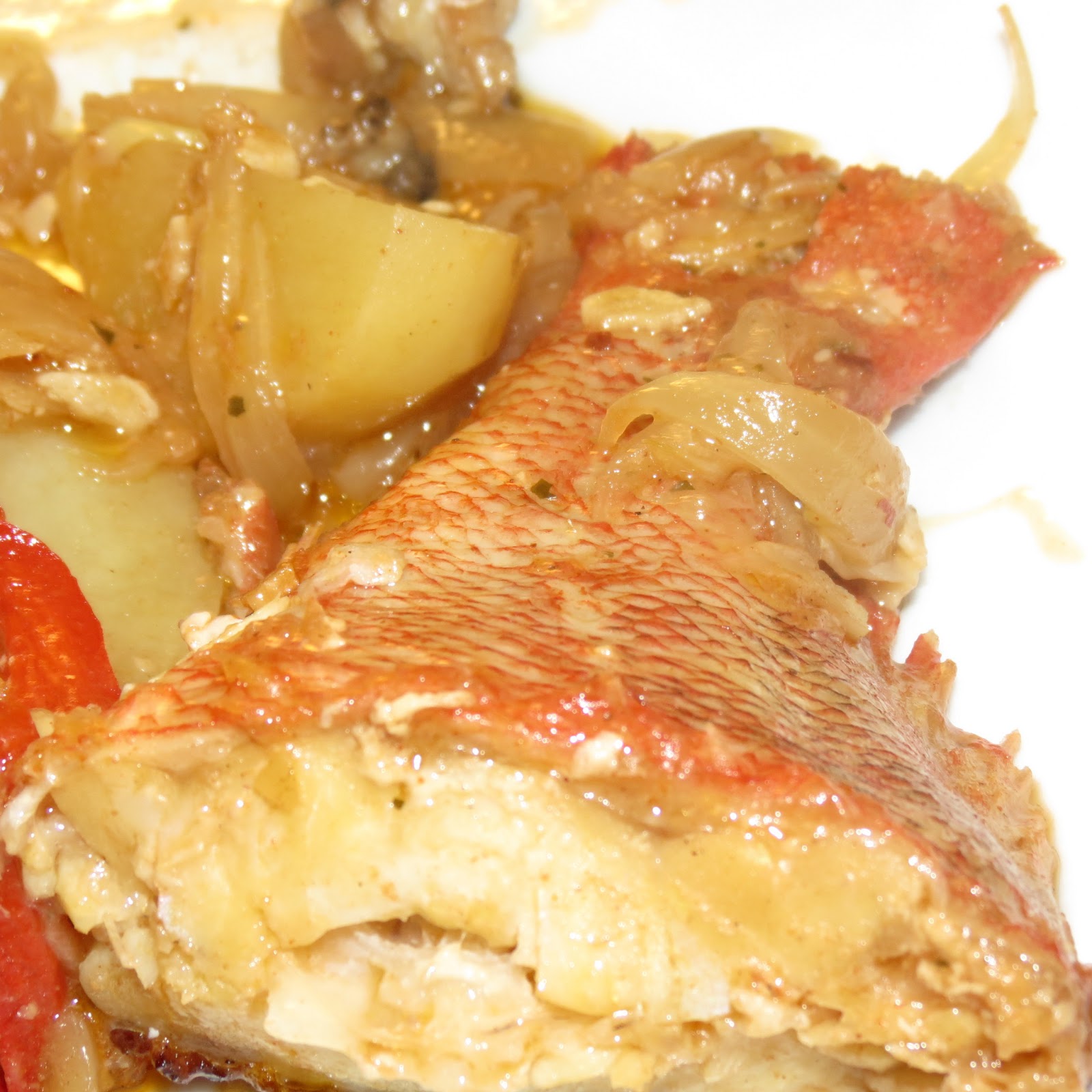 PEIXE VERMELHO ASSADO NA MFP | LIVRO DE RECEITAS