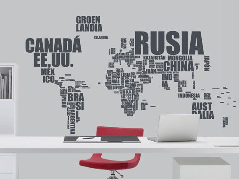 Neo arquitecturaymas: Letras para decorar paredes