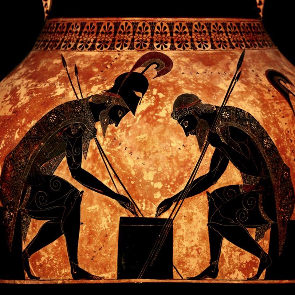 Greek Art & Mythology: Achilles in the Attic red-figure Greek amphoras