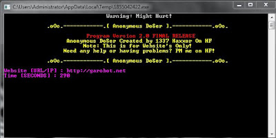 [DDOS] Share Tool DDos Anonymous Doser - Nguyễn Minh Nhật IT