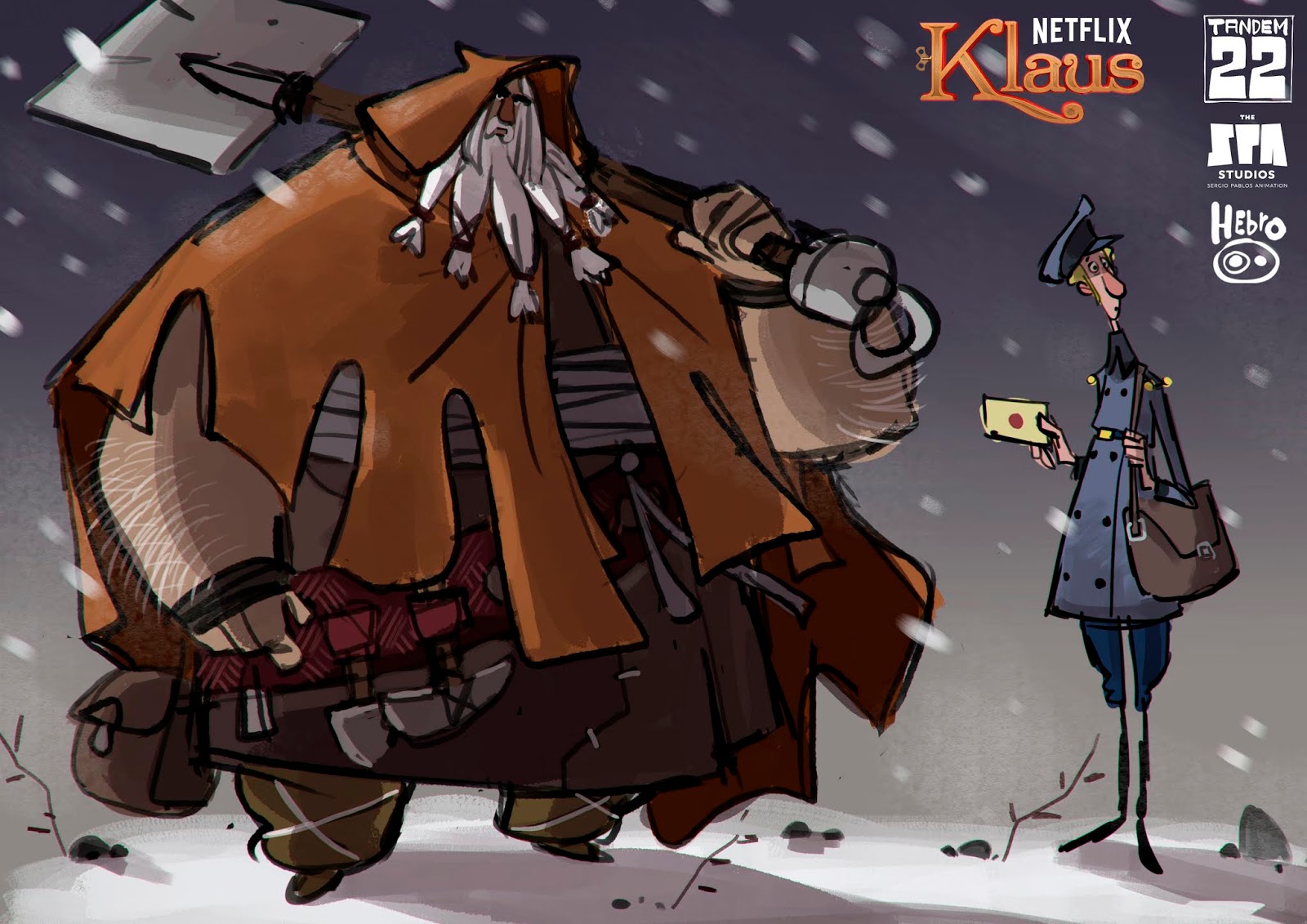 Living Lines Library: Klaus (2019) - Character Design