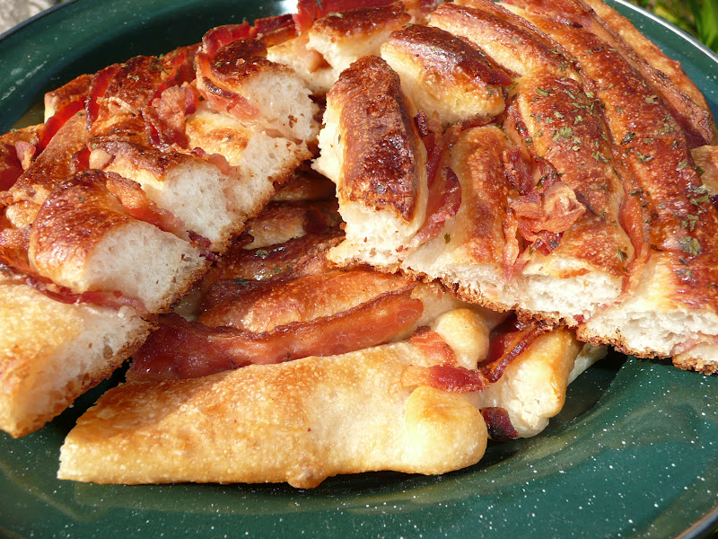 Everyday Dutch Oven: Bacon Breadstick Foccacia