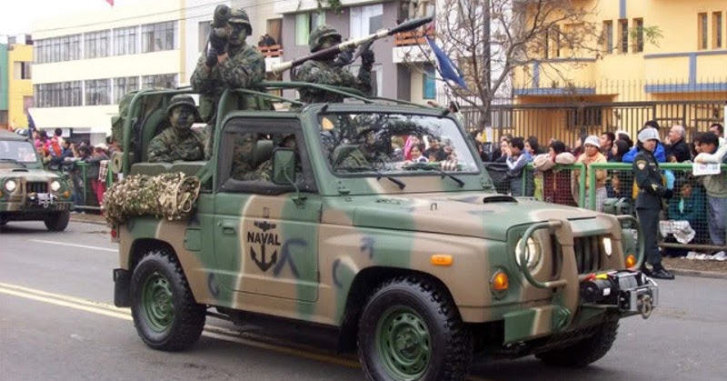 FDRA - Fuerza Terrestre: Vehículo ligero: Kia KM420 (Corea del Sur)