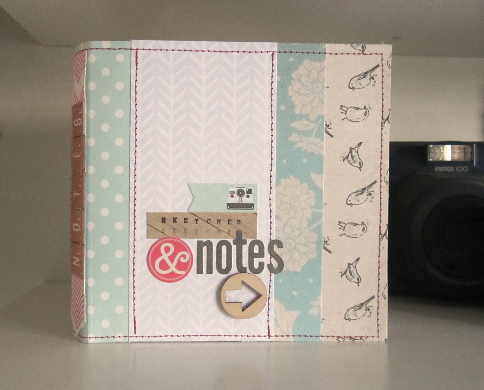 Quirky Kits Ideas Blog: Organising Ideas - Making a scrapbook notebook