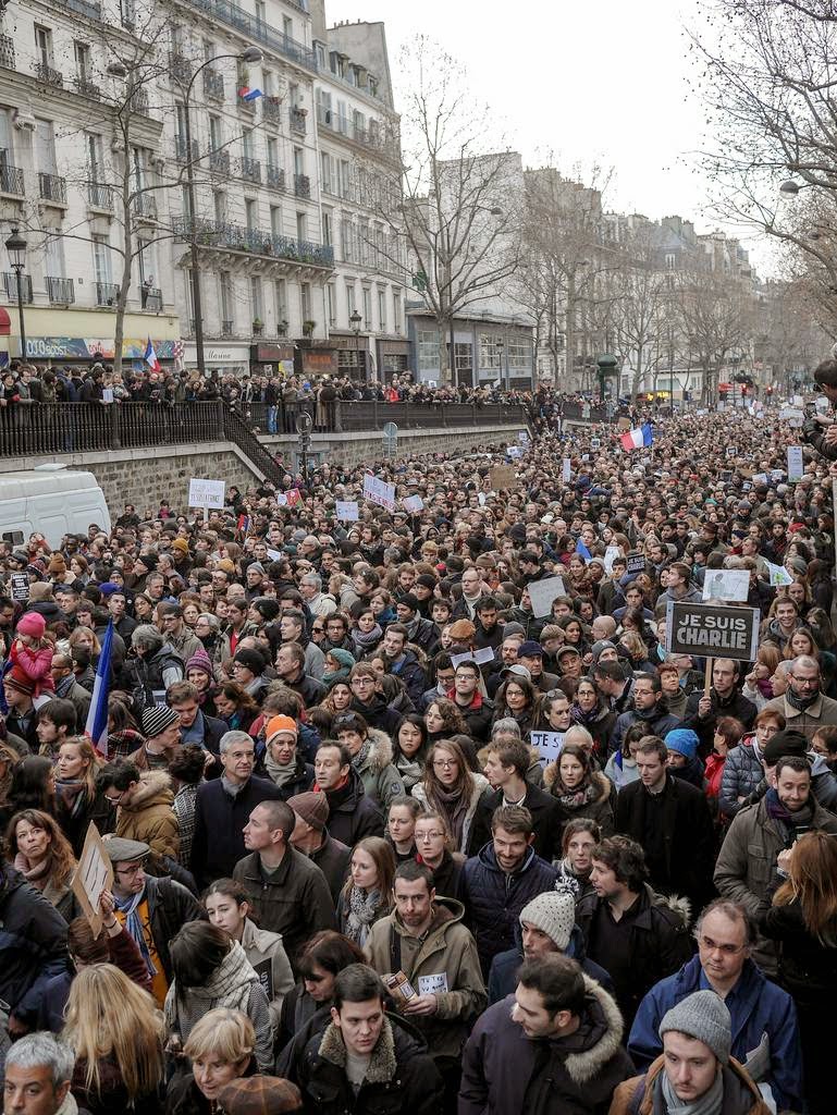 Paris Unity Rally in Pictures: Millions Come Together in Solidarity ...