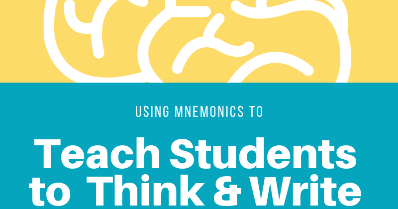 Mrs. Brumfield Writes: Using Mnemonics to Teach Students to Think ...