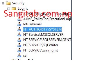 Login failed for user NT AUTHORITY SYSTEM | Sangitab Blog | Collection ...