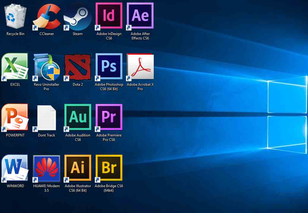 Cara Mudah Memperbesar dan Memperkecil Icon Desktop - WINTIPSNET Cara Mudah Memperbesar dan Memperkecil Icon Desktop - WINTIPSNET