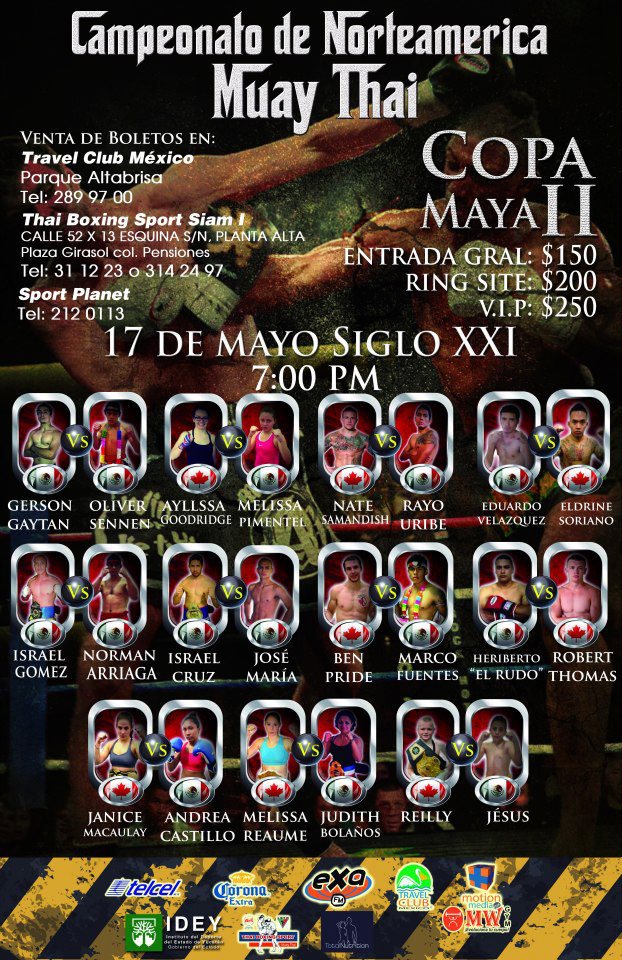 Khaimook Tawantok - Muay Thai Mexico: Copa Maya 2013