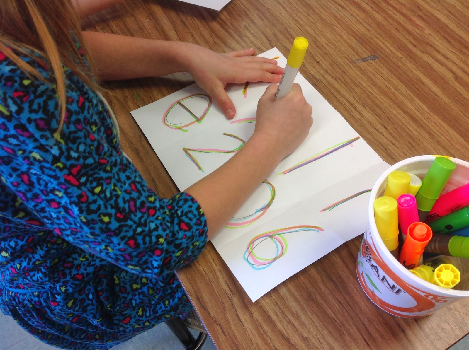 The Artsy Fartsy Art Room: Jasper Johns & 1st Grade