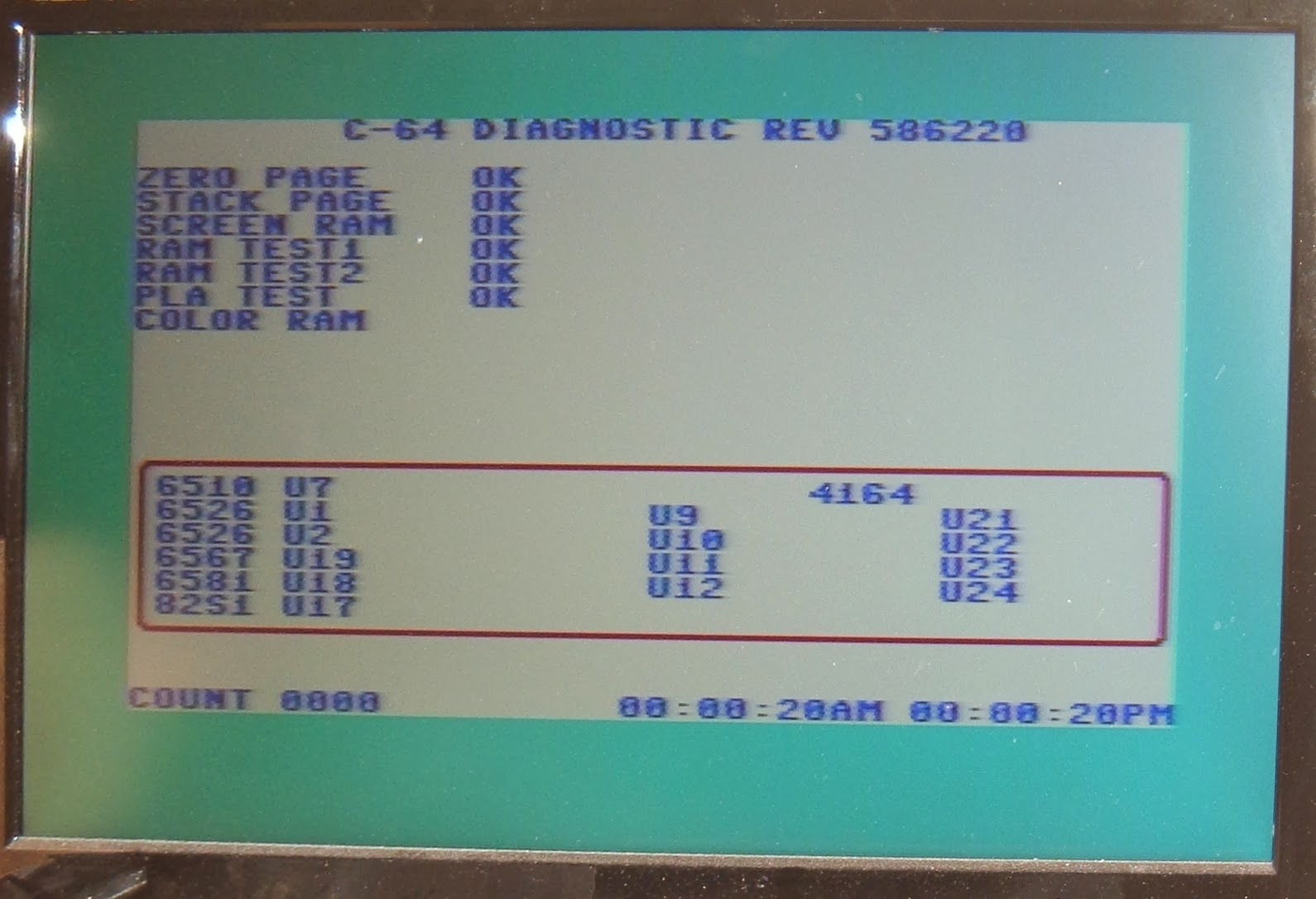Tynemouth Software: Commodore 64 Diagnostics Cartridge