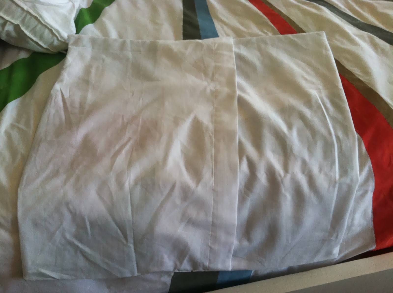 Decor Sanity: The Easiest Way to Sew a Sham (and paint it too!)