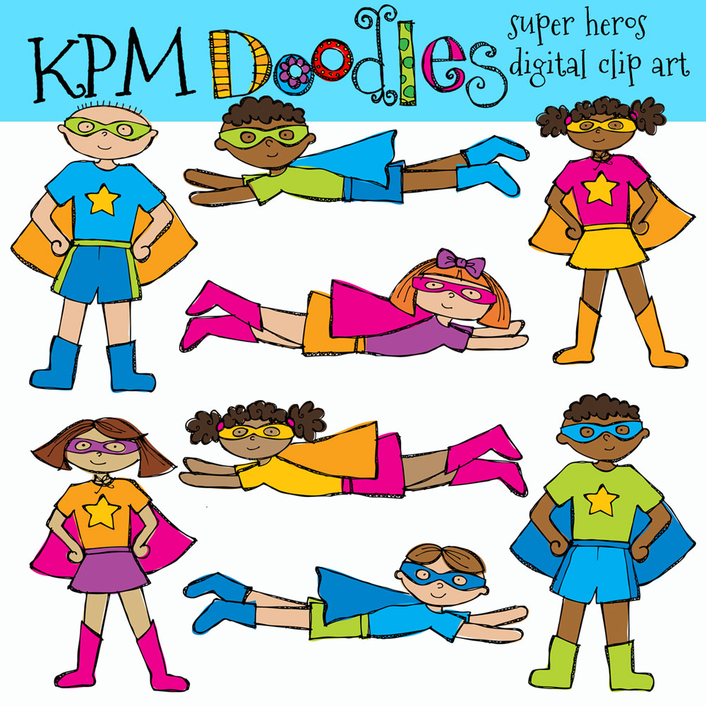KPM Doodles: Super Heros!