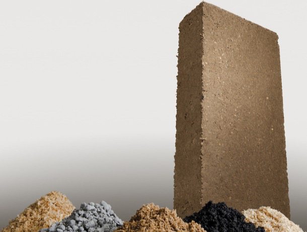 Casa con materiales sostenibles