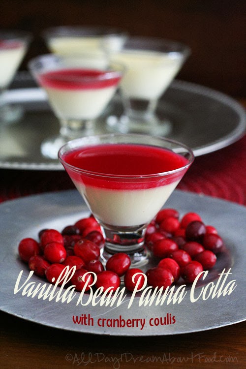 Recipes we love: Vanilla Bean Panna Cotta with Cranberry Coulis – Low ...