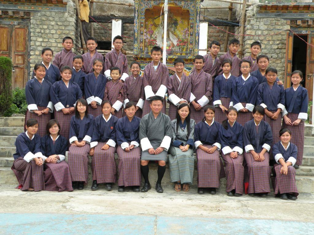 Class Photo 2011 ~ Bajothang Higher Secondary School