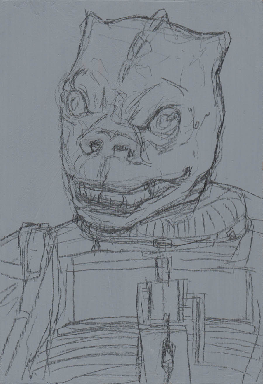 The John Douglas (Mostly) Comic Book Art Site: Mini-Paint: Bossk