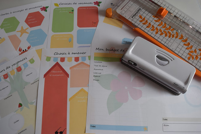 Shireece Planner: DIY Planifier ses vacances [Plan with me #2]