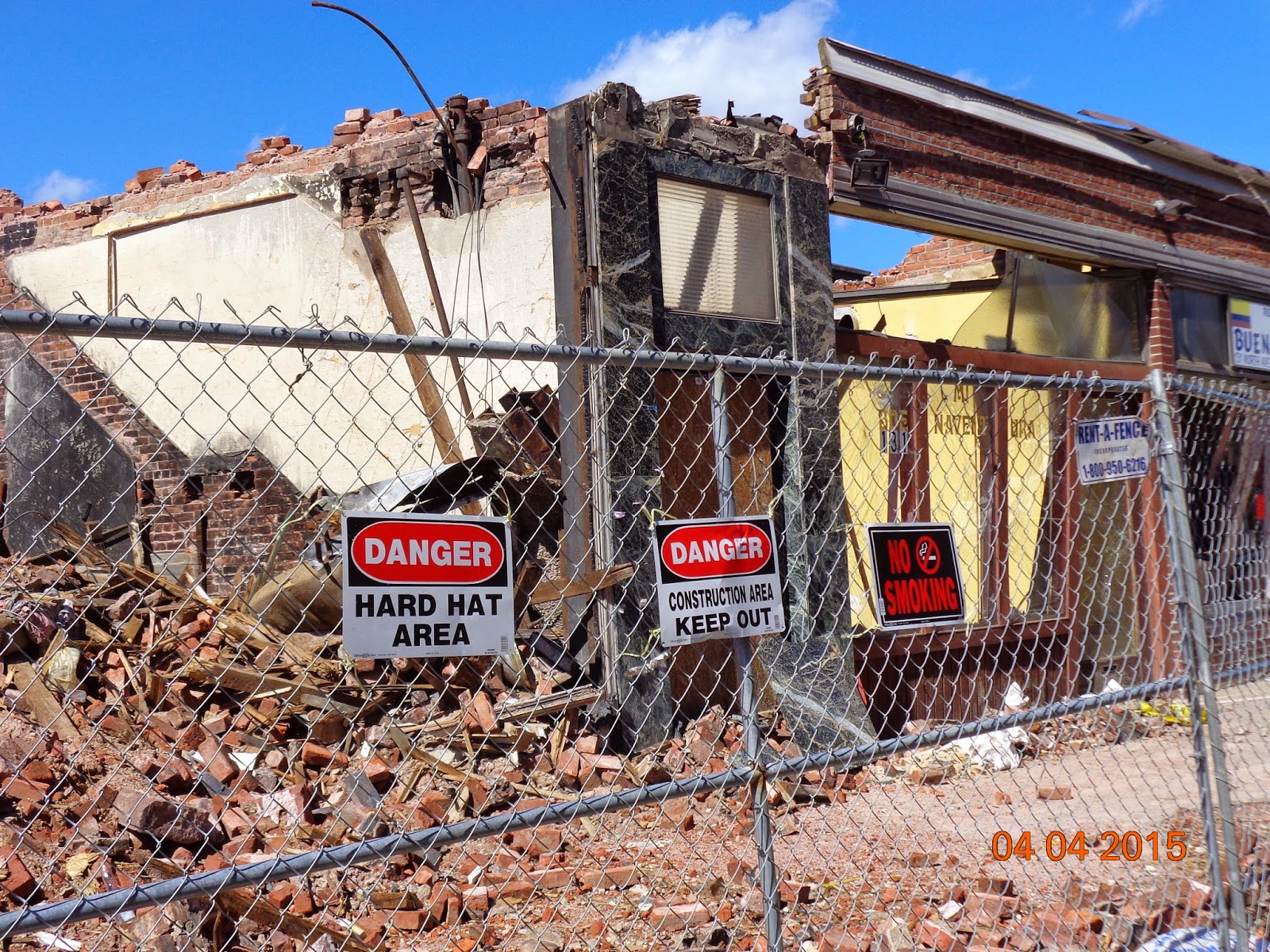 Plaintalker II: Fencing Removed from Demolition Site